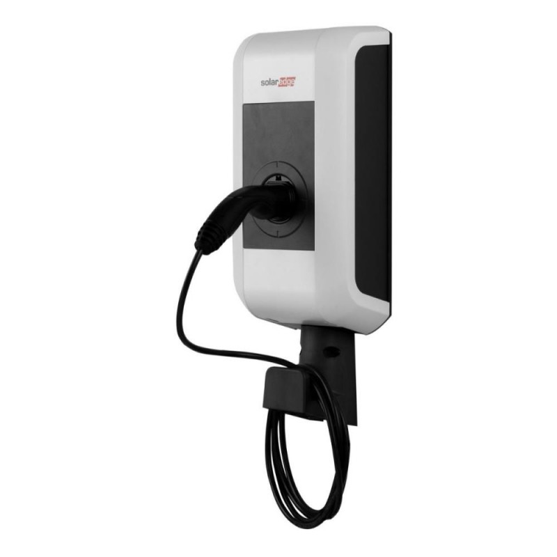 SolarEdge - Home EV Charger, 22 kW, 6m Cable, Type 2 connector-Solmarknad